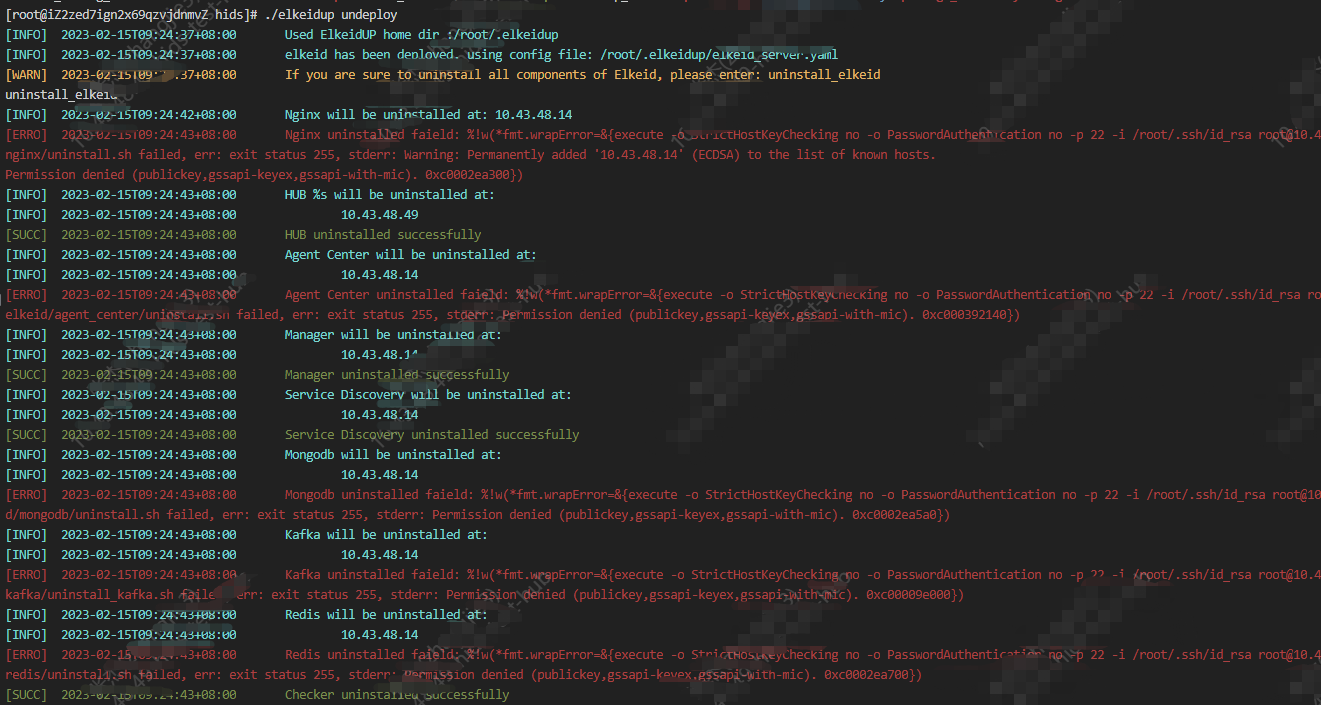 elkeidup 卸载组件错误 · Issue #434 · bytedance/Elkeid · GitHub