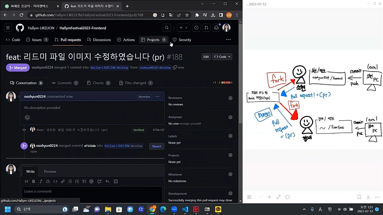 GitHub - osohyun0224/Caerang_git_section: 씨애랑 부원들을 위한 필수적인 깃허브 사용법 강의 ... GitHub - osohyun0224/Caerang_git_section: 씨애랑 부원들을 위한 필수적인 깃허브 사용법 강의 ...