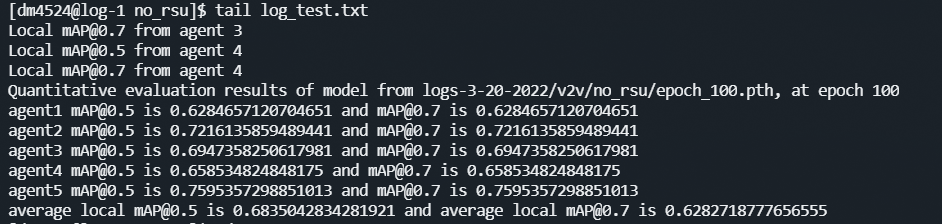 question for trainning result · Issue #25 · coperception/coperception · GitHub