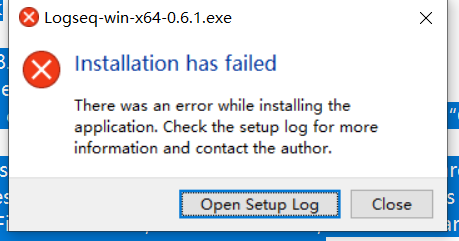 Installation has failed. · Issue #4366 · logseq/logseq · GitHub