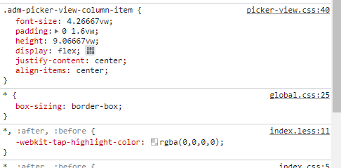 postcss-px-to-viewport 使用转换后 出现DatePicker选择滚动错位 · Issue #4389 · ant-design/ant-design-mobile ...