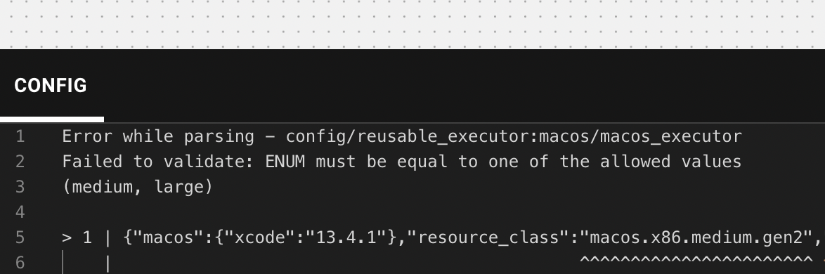 Bug: `macos.x86.medium.gen2` resource not accepted when doing an import · Issue #282 · CircleCI ...