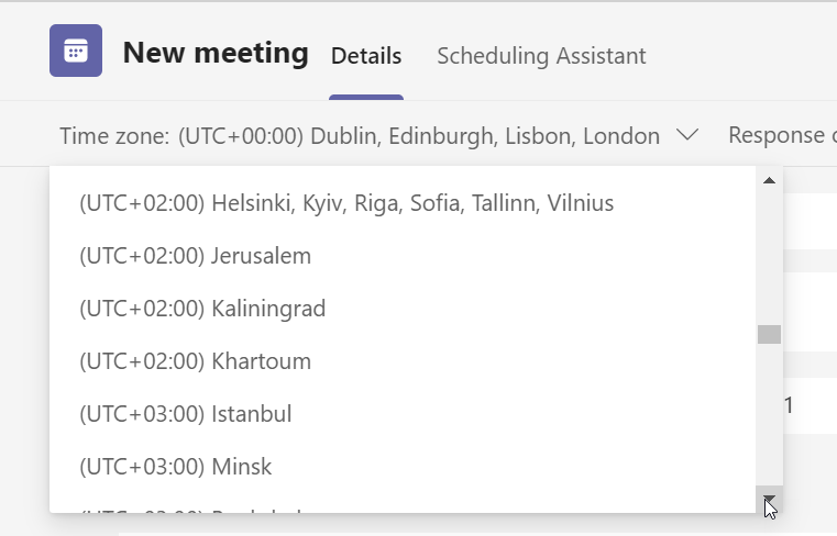 Windows Microsoft Teams client missing new '(UTC+2:00) Juba' timezone ...
