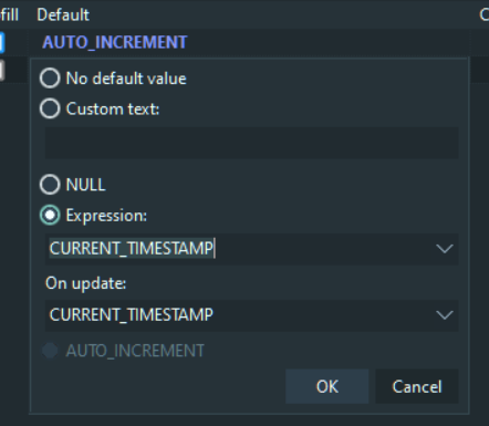 No updates on the default column after change. · Issue #981 · HeidiSQL ...