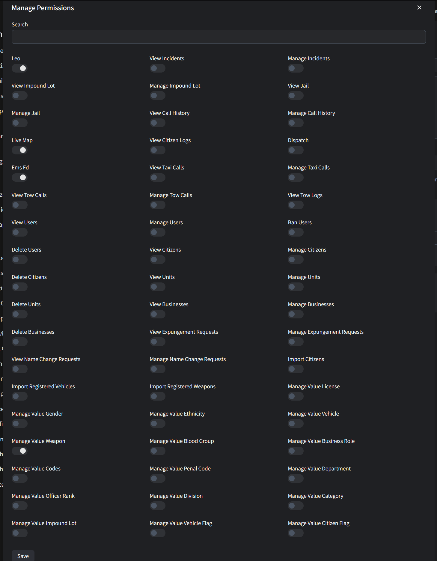 Granular access permissions · Issue #432 · SnailyCAD/snaily-cadv4 · GitHub