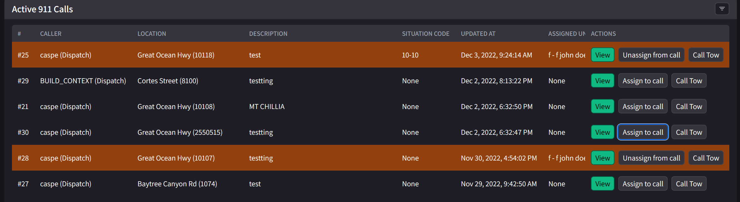 CAD Incident TTS Updates - Alert units assigned on call with ...