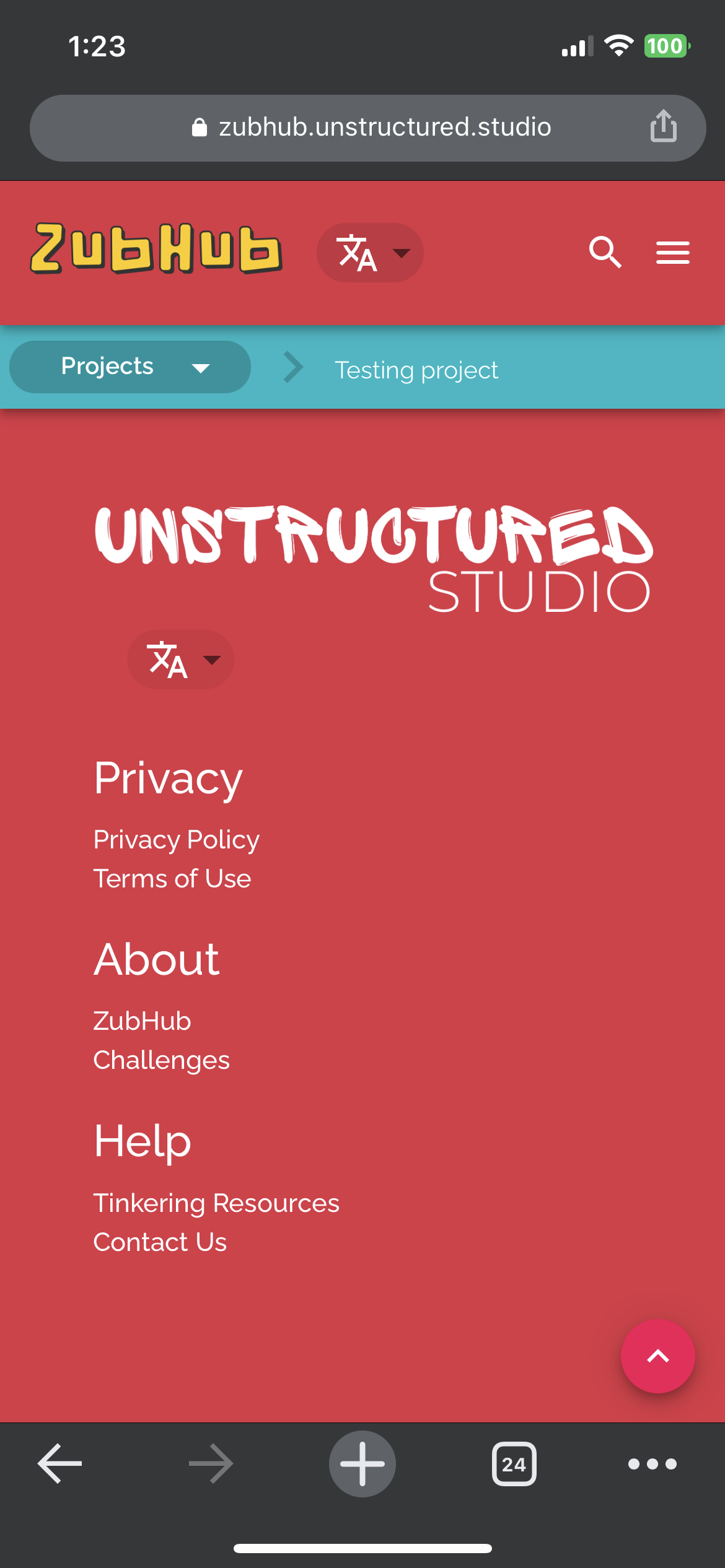 Improve the UX of the footer in mobile screen · Issue #615 ...