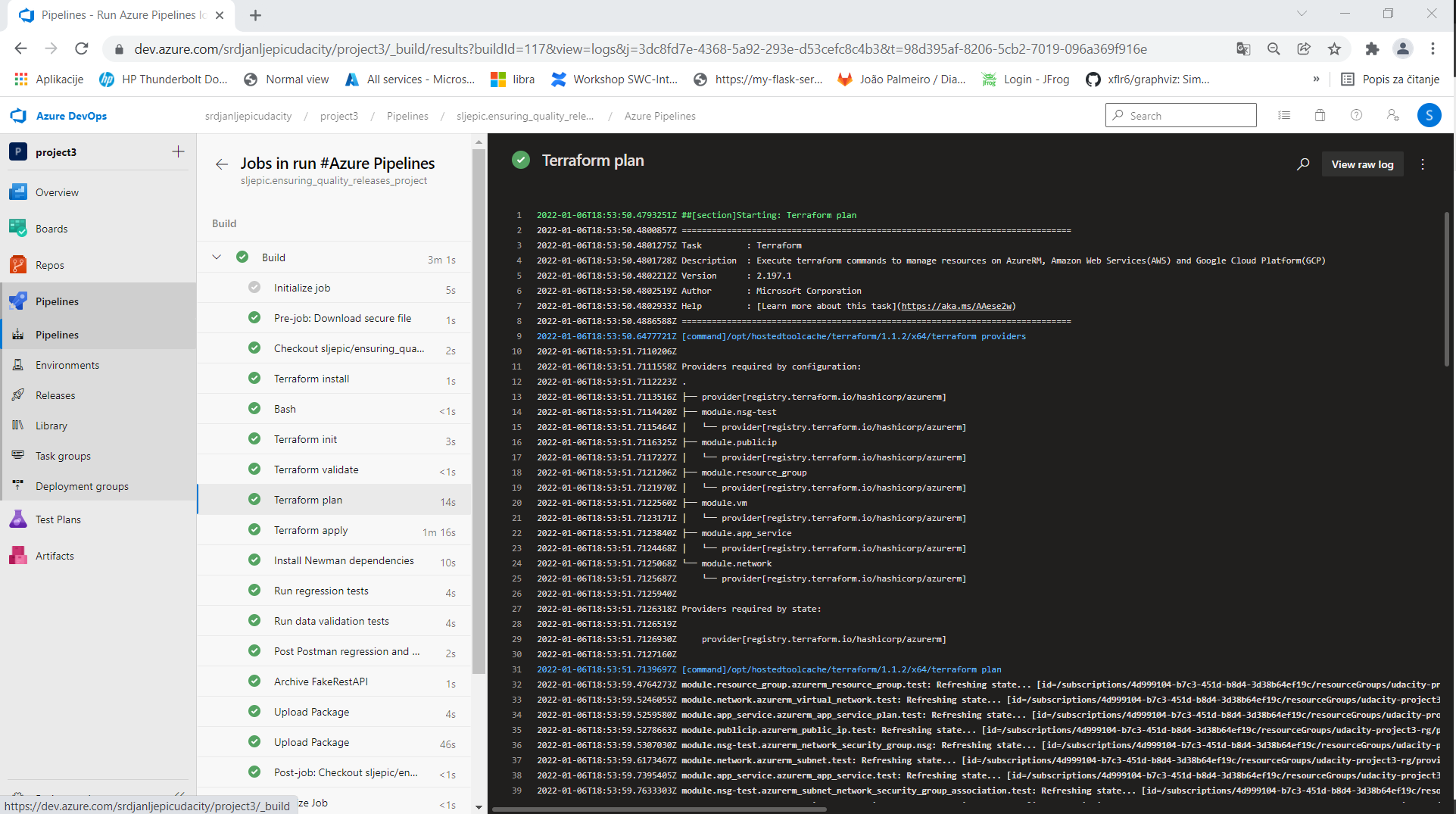 GitHub - sljepic/ensuring_quality_releases_project