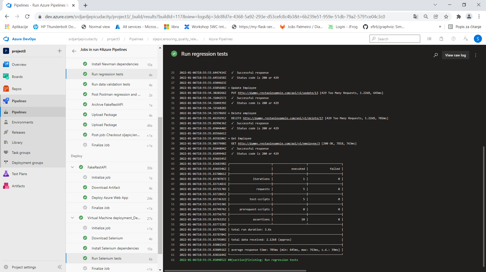 GitHub - sljepic/ensuring_quality_releases_project