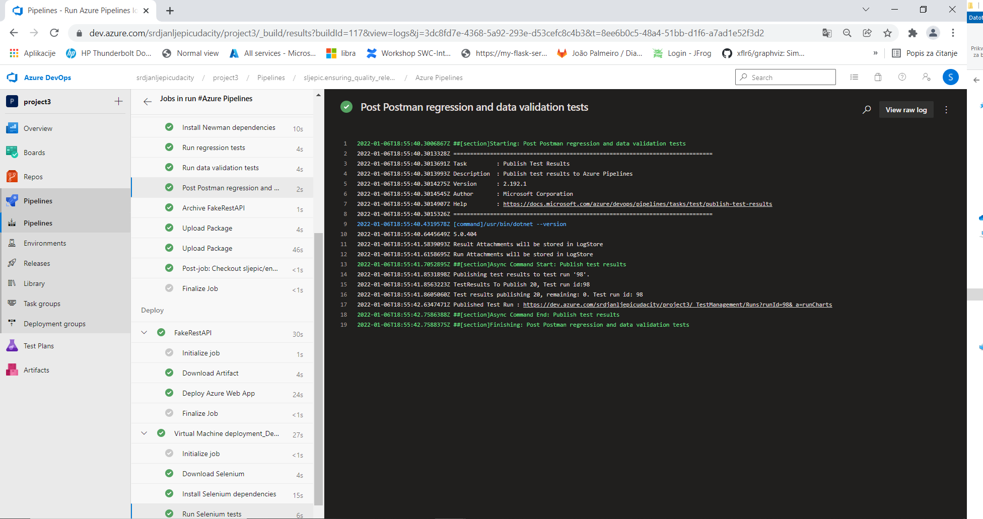 GitHub - sljepic/ensuring_quality_releases_project