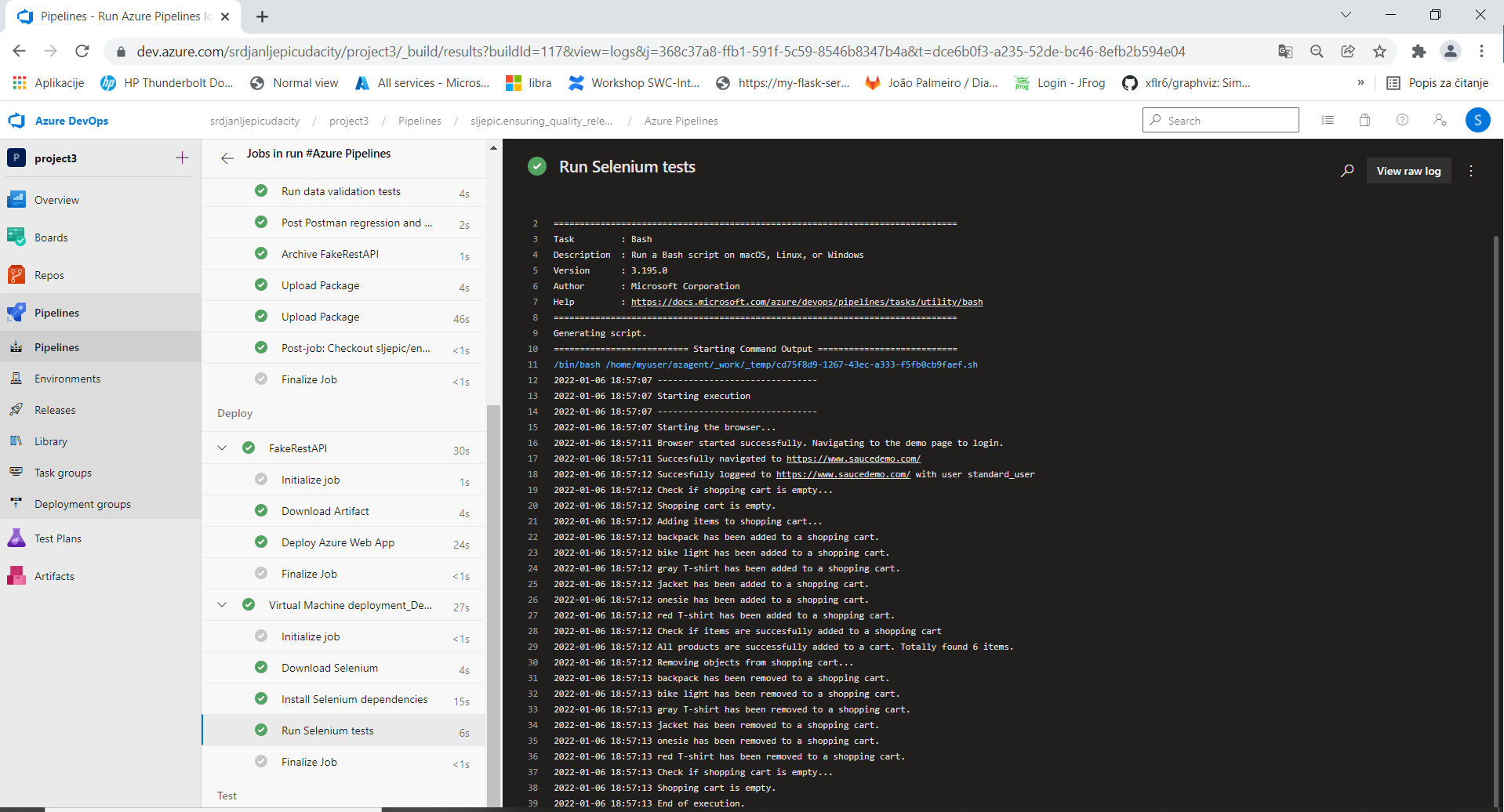GitHub - sljepic/ensuring_quality_releases_project
