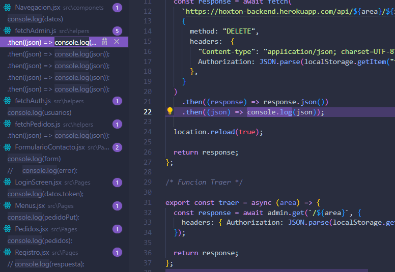eliminar console.log · Issue #11 · Luci6611/hoxton-frontend · GitHub