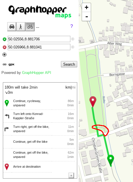 Bicycle/Bike routing over steps · Issue #390 · graphhopper/graphhopper ...