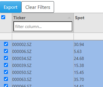 Register a callback when selecting all rows in a dash tabulator · Issue #9 · preftech/dash ...