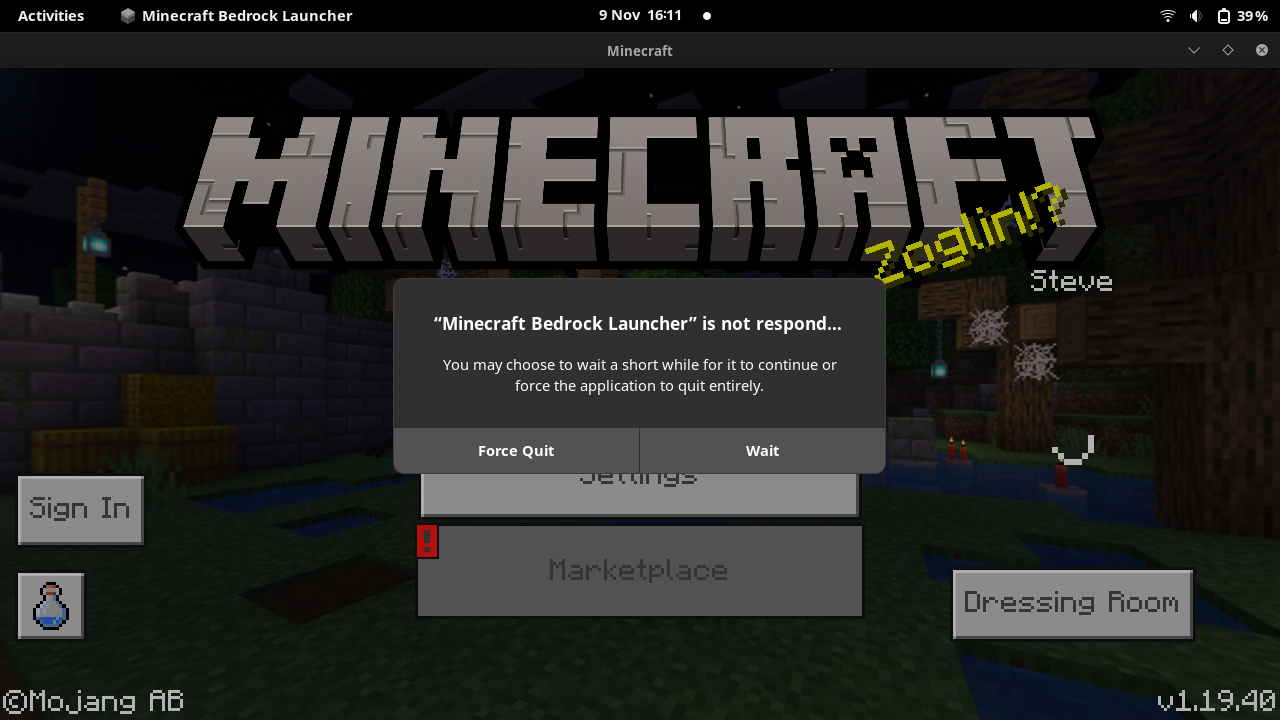 Flatpak version of the launcher is unusable. · Issue #731 · minecraft-linux/mcpelauncher ...