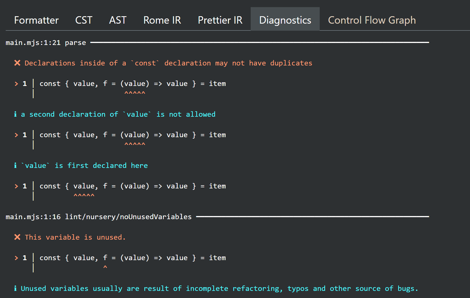 🐛 initializer parameter considered as "duplicated binding" in deconstruction · Issue #3521 ...