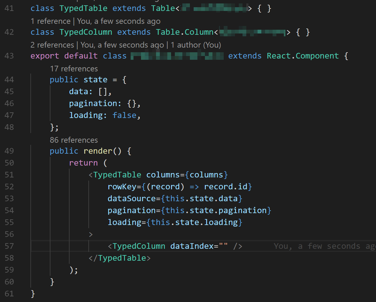 Type Of Columnprops Dataindex Should Be Keyof T Instead Of String · Issue 9856 · Ant Design 