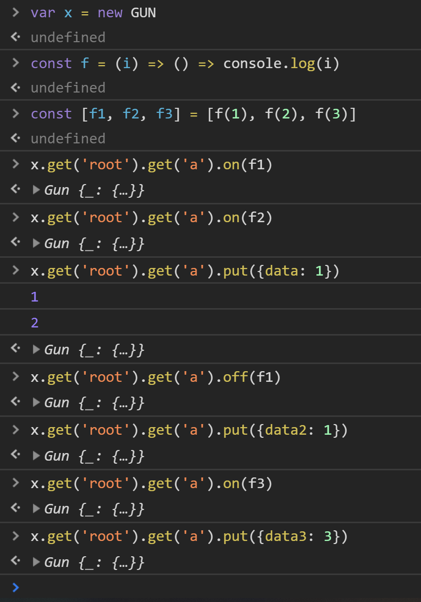 .off() unsubscribes completely for session · Issue #541 · amark/gun · GitHub