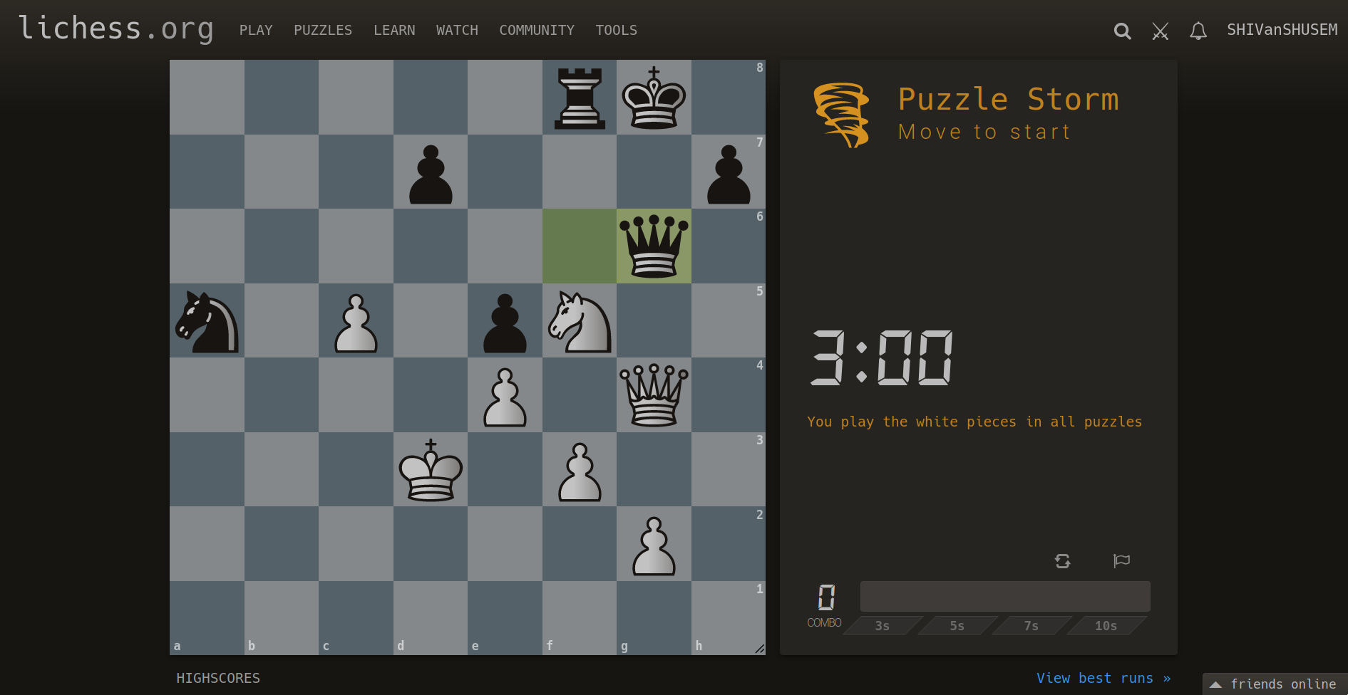 PuzzleStorm is left aligned on zoom. · Issue #43 · prettierlichess/prettierlichess · GitHub