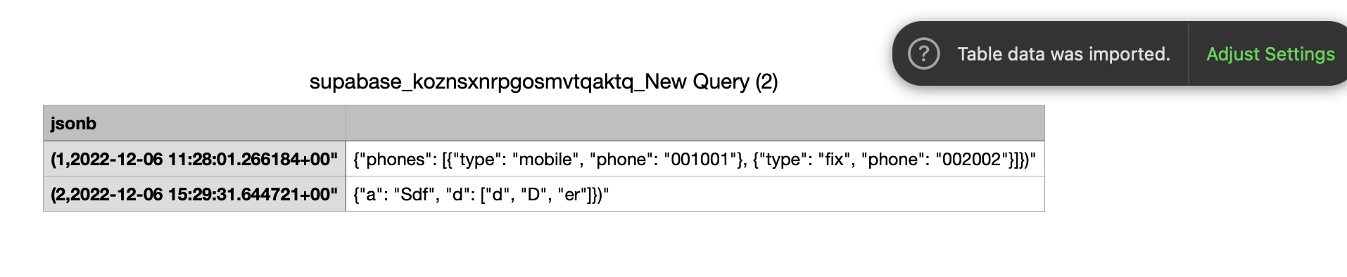 Exporting CSV (or markdown) exports jsonb as `[object Object]` · Issue #8489 · supabase/supabase ...