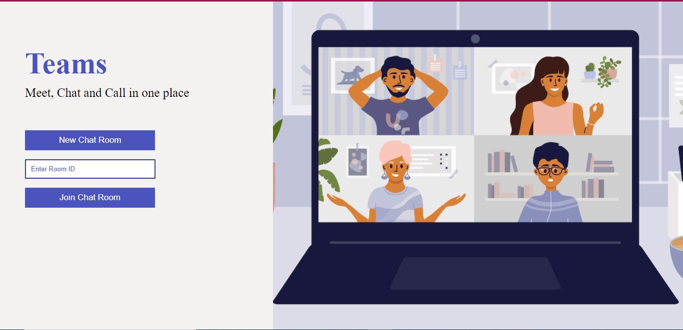 GitHub - Bhaavya18/Microsoft-Teams-Clone
