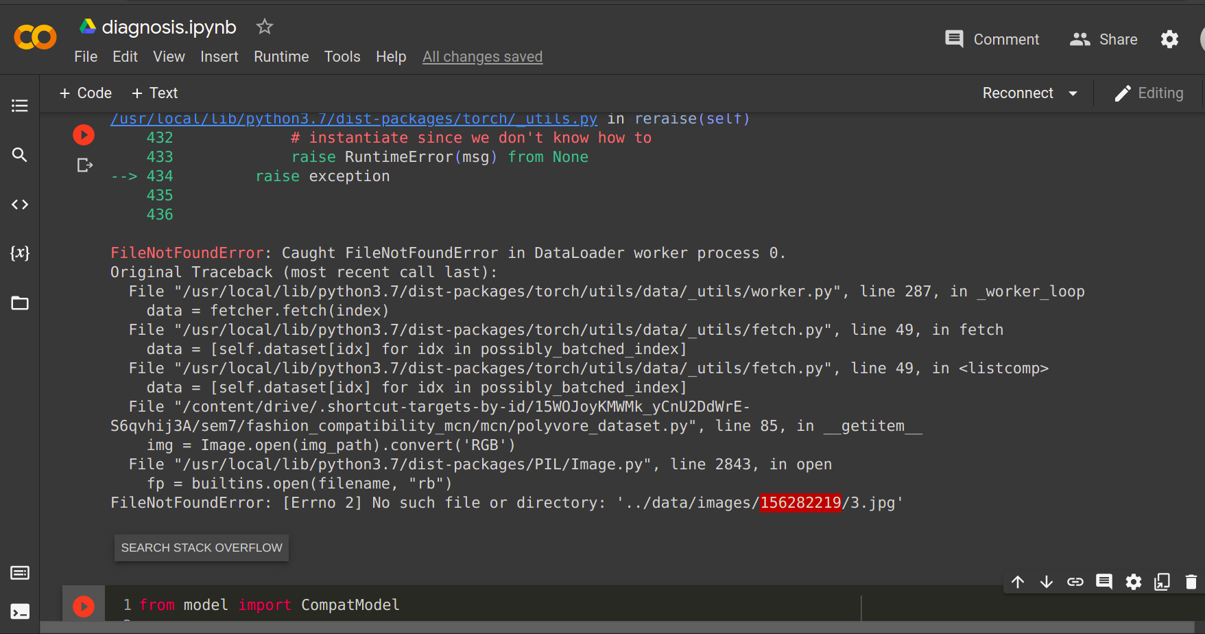 Facing 'FileNotFound' errors when diagnosing using Polyvore dataset · Issue #8 · WangXin93 ...