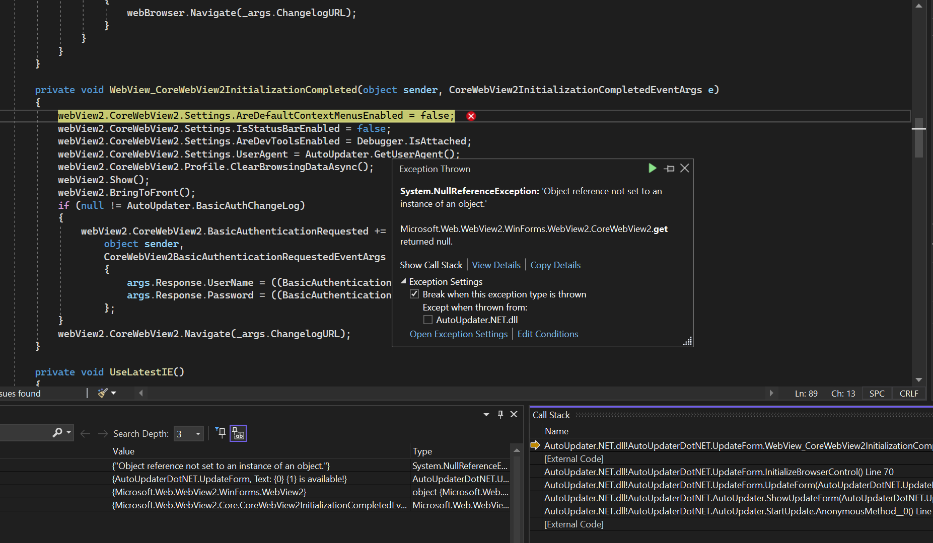 Changelog is blank when used in VSTO addin · Issue #558 · ravibpatel/AutoUpdater.NET · GitHub