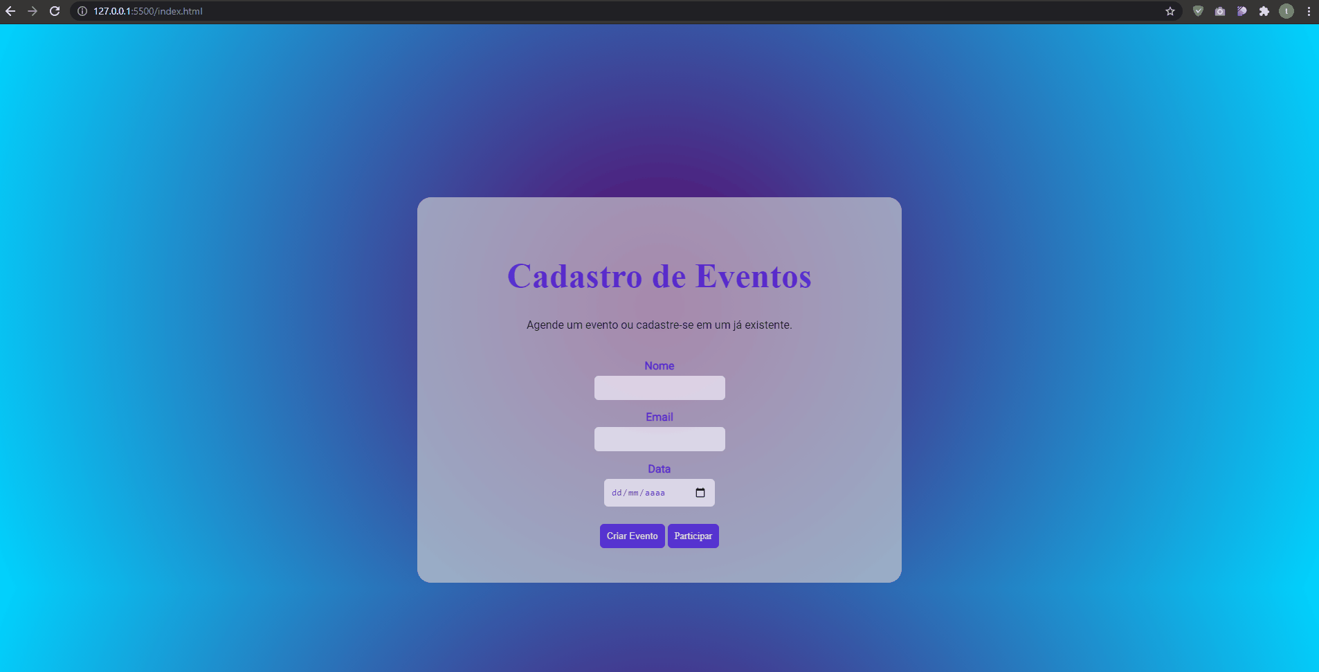 GitHub - davydcristiano/Senai-Atividade02-Sistema-de-cadastro-de-eventos