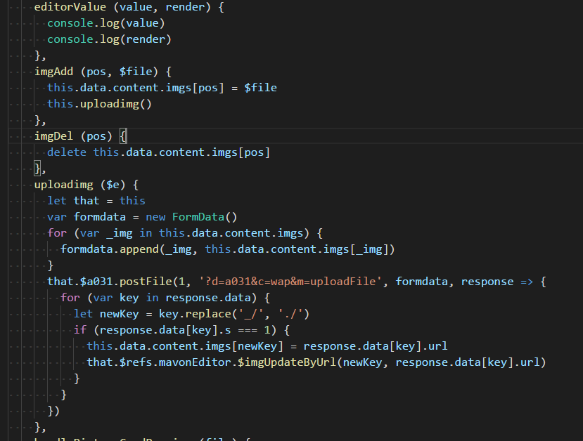 想了解整个保存流程 · Issue #31 · hinesboy/mavonEditor · GitHub