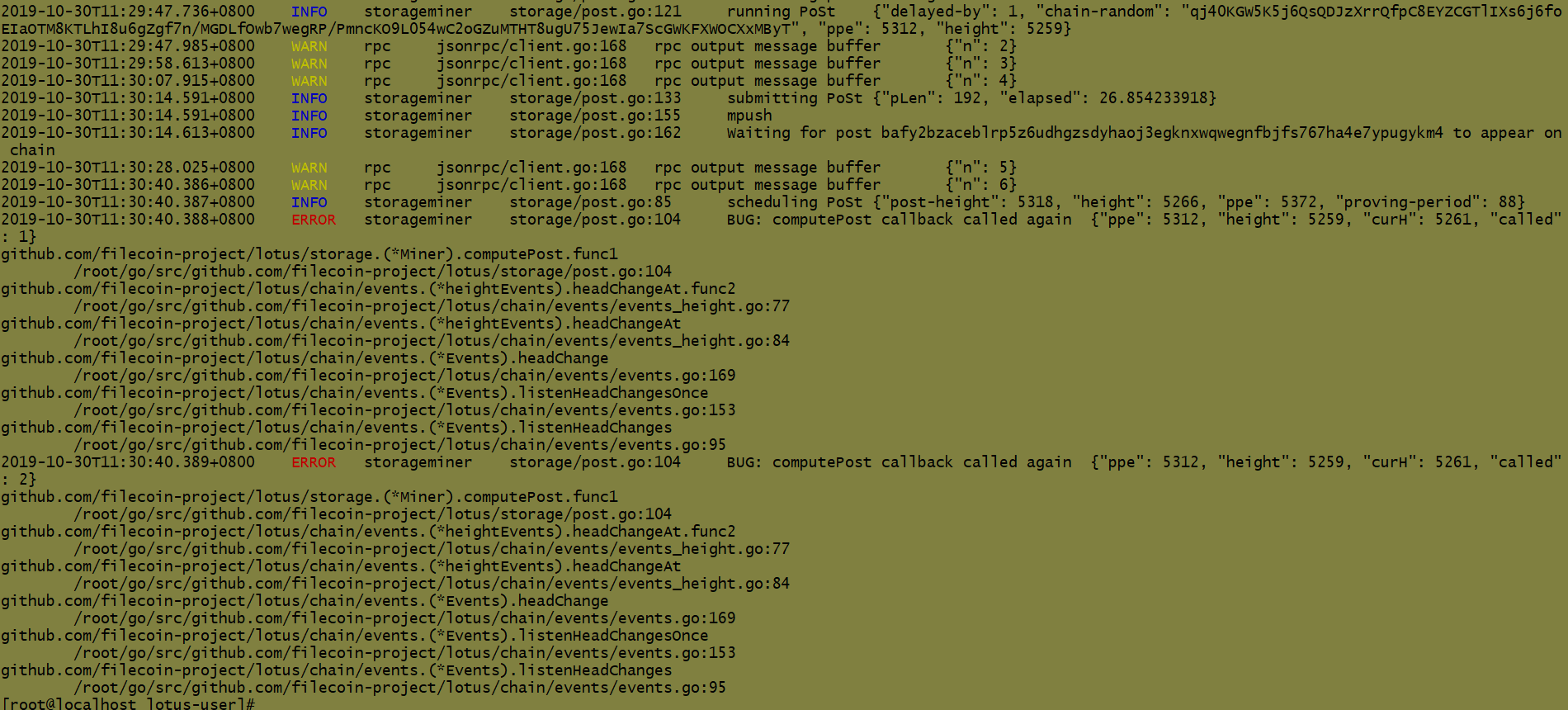 Bug Computepost Callback Called Again · Issue 501 · Filecoin Projectlotus · Github 3101