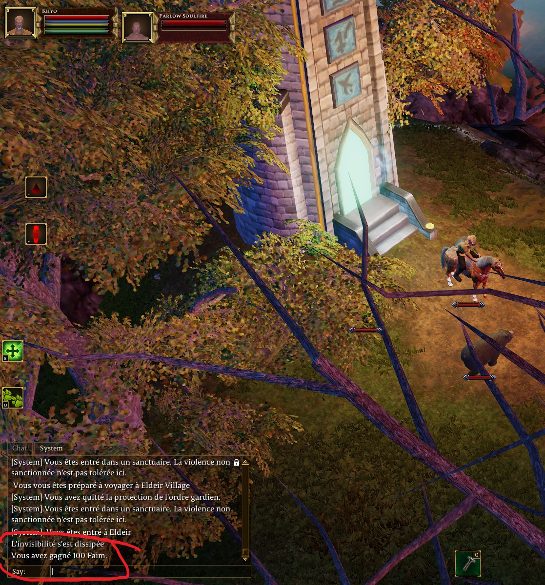 [BUG] Voyages par tour de mage ou hearthstone rempli ta barre de faim ...