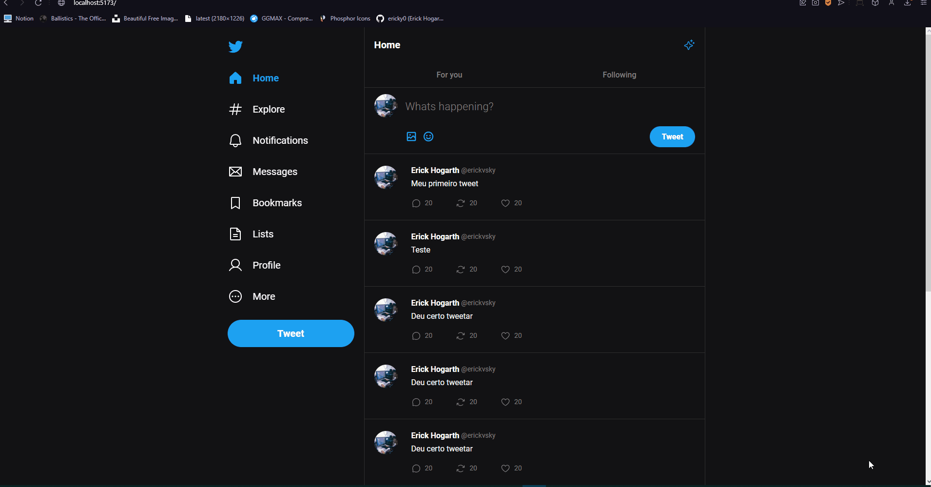 GitHub - ericky0/twitter: status: Finished ;)