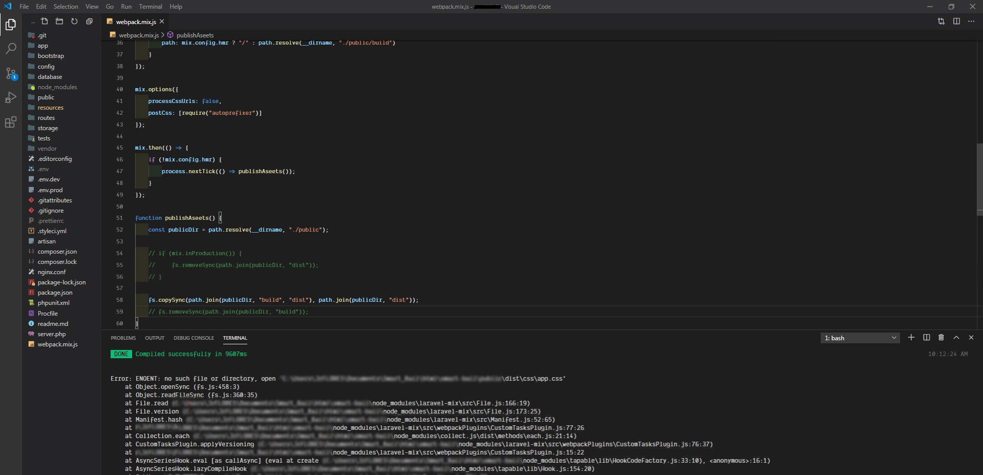 ENOENT: no such file or directory · Issue #263 · cretueusebiu/laravel-vue-spa · GitHub