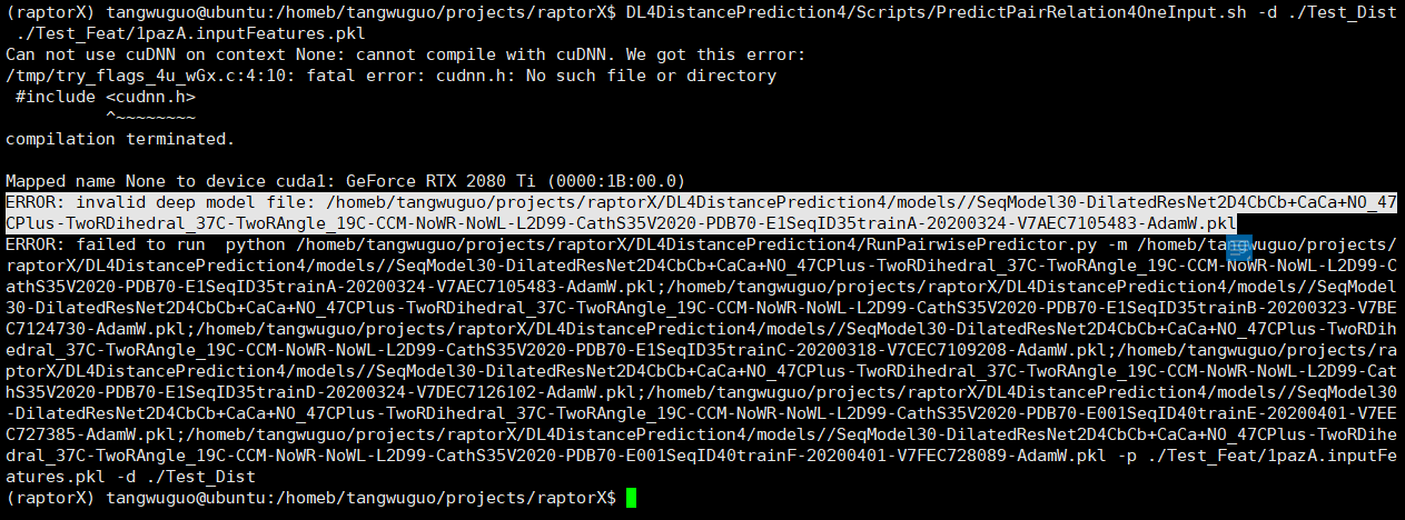 ERROR: invalid deep model file · Issue #11 · j3xugit/RaptorX-3DModeling · GitHub