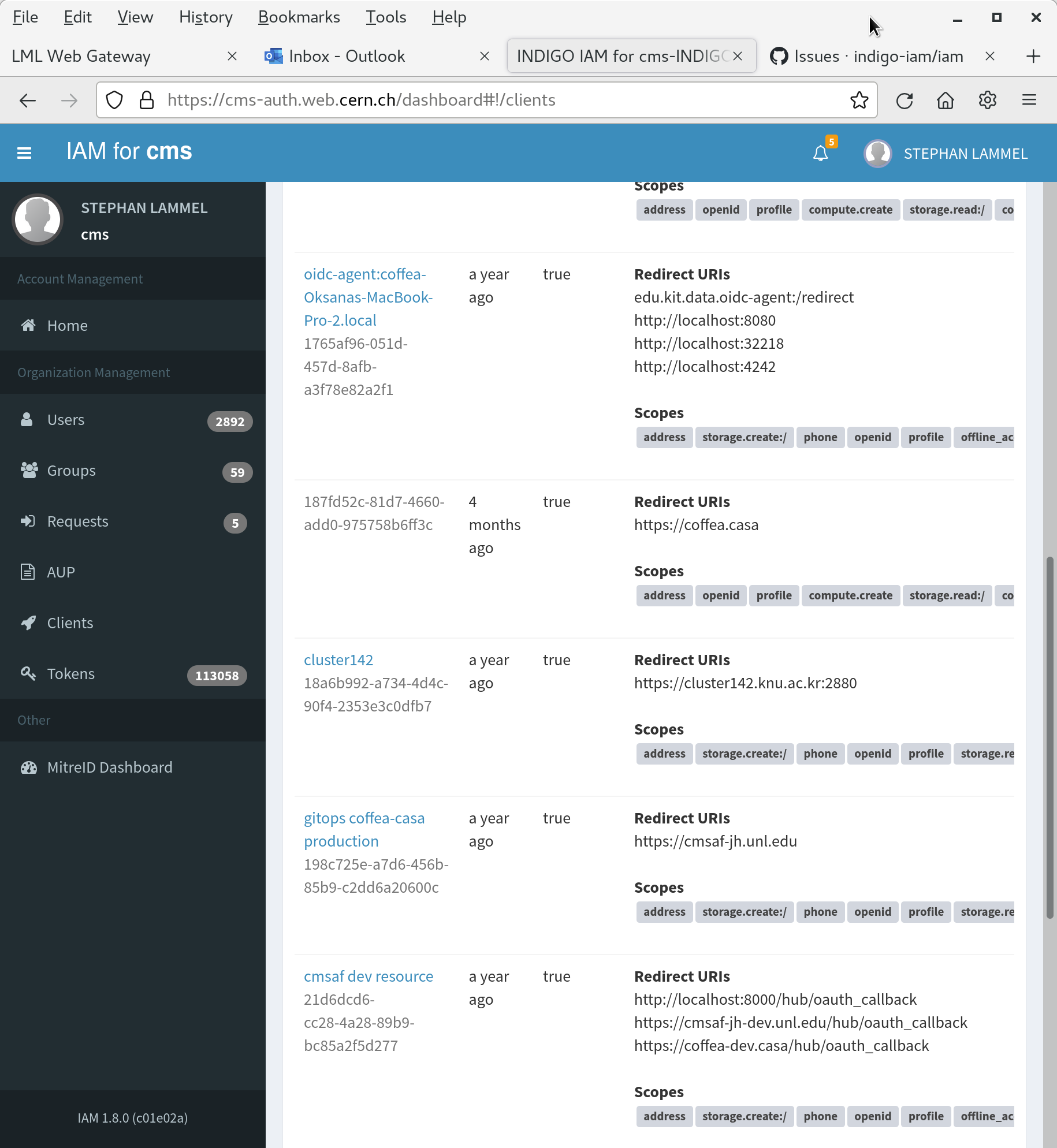 no hyperlink in case of no name · Issue #568 · indigo-iam/iam · GitHub