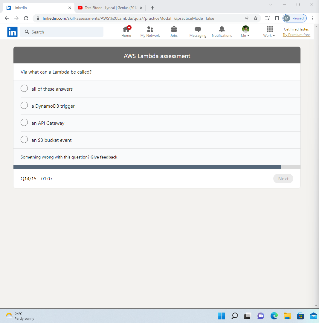 AWS Lambda 2 New Questions Added · Issue #4481 · Ebazhanov/linkedin-skill-assessments-quizzes ...