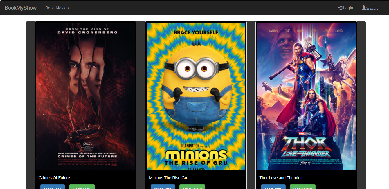 Github Beginnerbijay Bookmyshow Clone