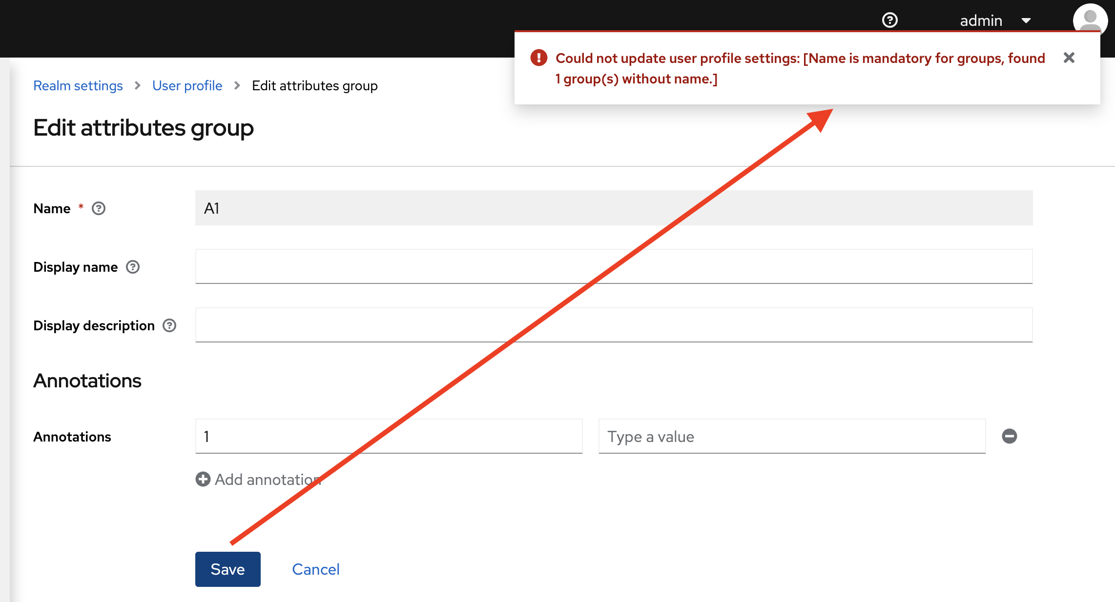 [UX Review] User can't edit the "Attribute groups" in User profile · Issue #18350 · keycloak ...