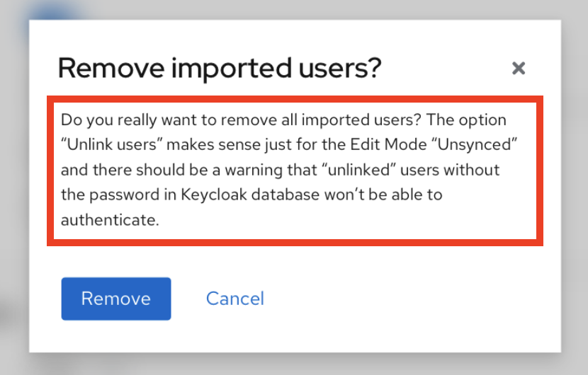 [UX Review] Update the "Remove users" modal in the LDAP user provider ...