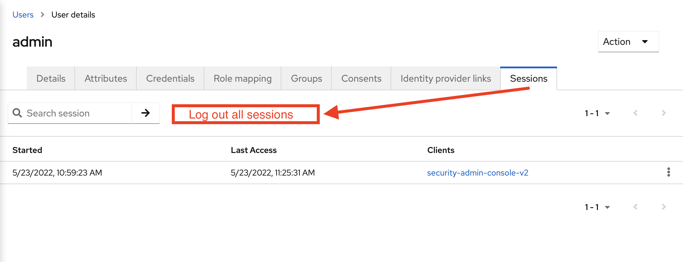 [UX Review] Add "Log out all sessions" in the user Sessions tab · Issue ...