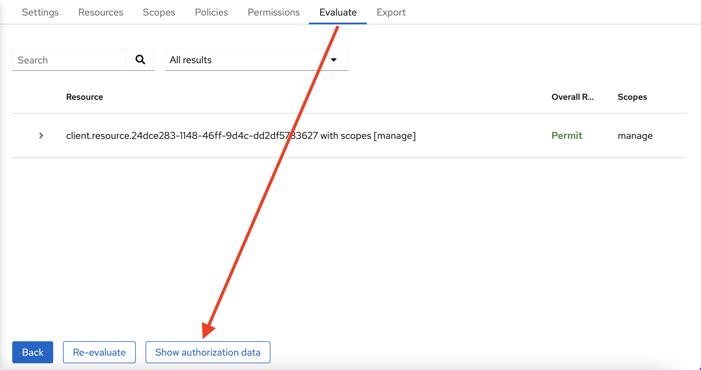 [UX Review] The "Show authorization data" is missing · Issue #18227 · keycloak/keycloak · GitHub
