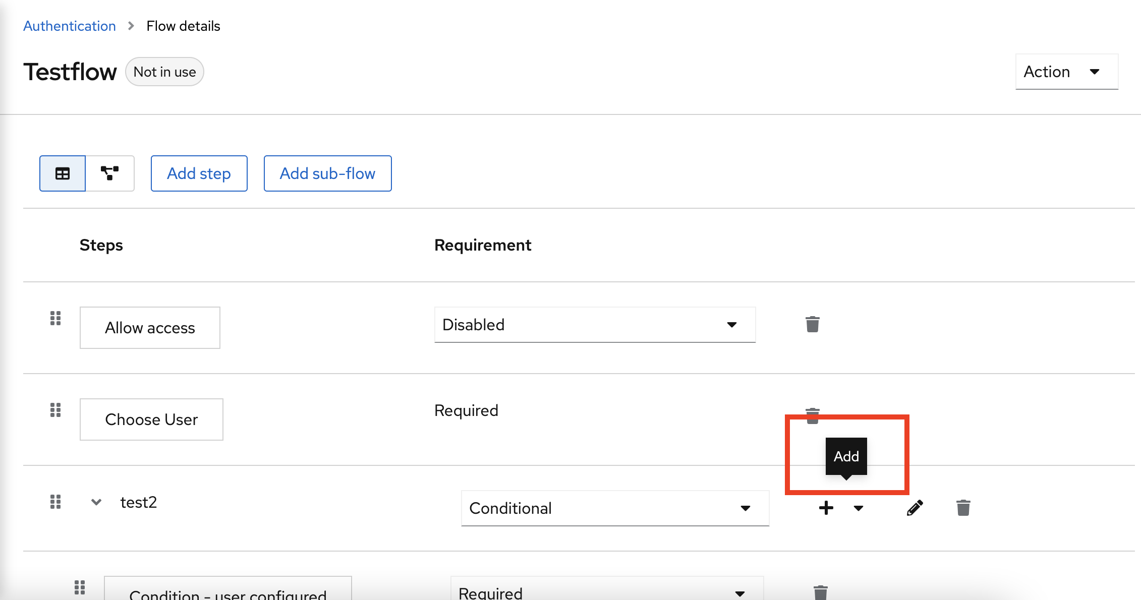 [UX Review] Remove the tooltips in the Authentication details page · Issue #18215 · keycloak ...