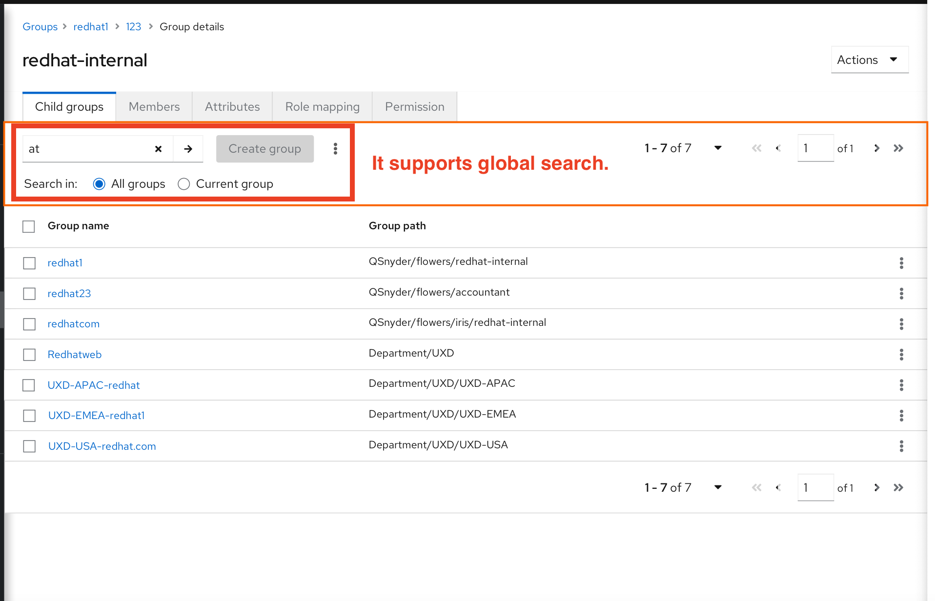 Group Search Is Confusing · Issue 18120 · Keycloakkeycloak · Github 