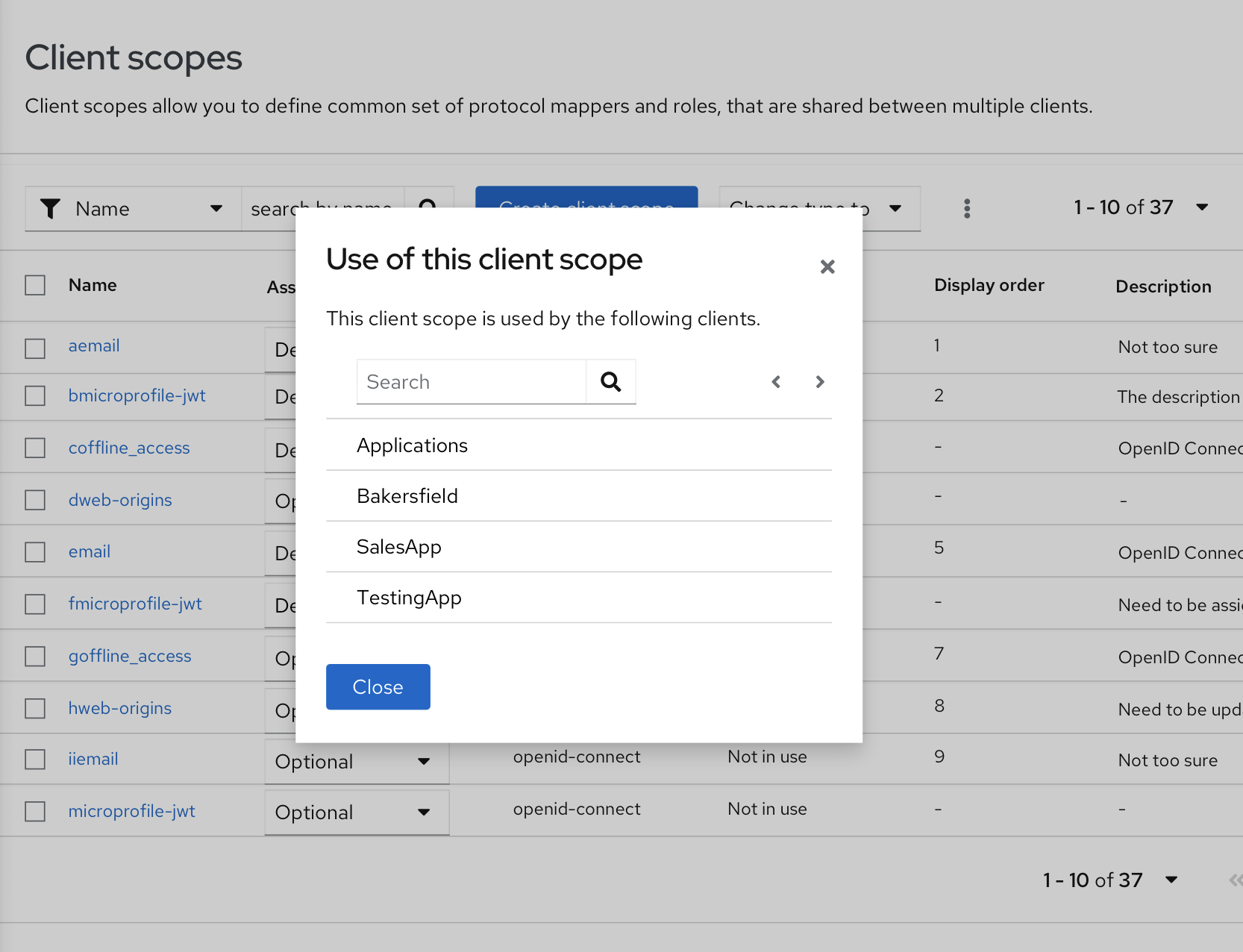 Add capability to see client-scope consumers · Issue #17754 · keycloak/keycloak · GitHub