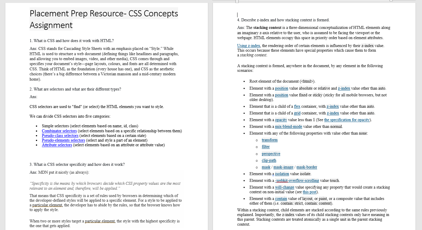 GitHub - Akash-Gher/Placement-Prep-Resource---CSS-Concepts-Assignment ...