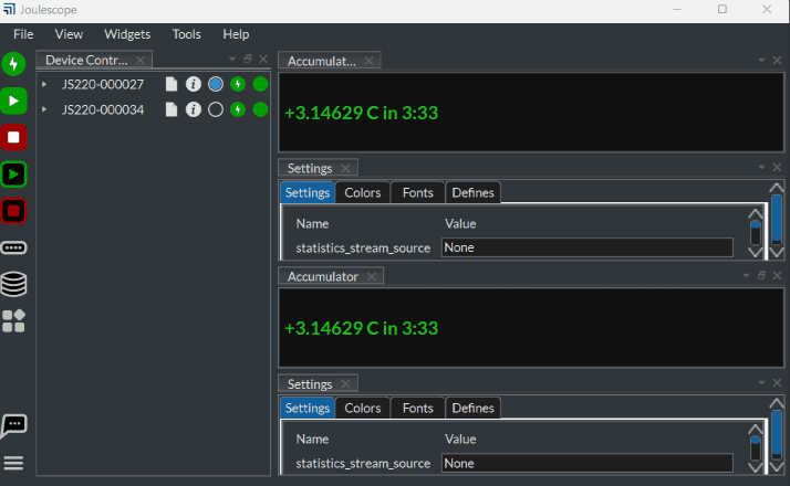 Cannot select source for Accumulator Widget. · Issue #201 · jetperch/pyjoulescope_ui · GitHub