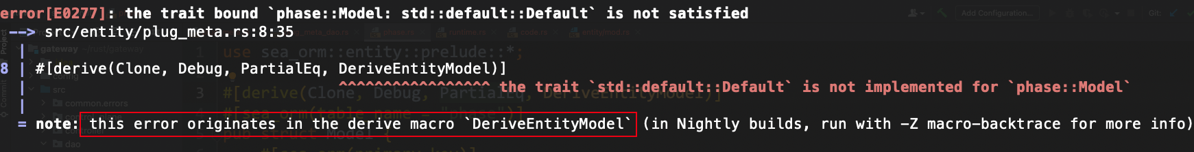 Default · Issue 549 · Seaqlsea Orm · Github