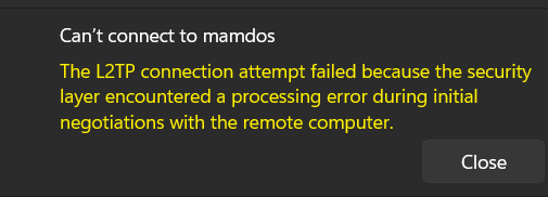 Cannot connect to vpn after successful setup · Issue #1263 · hwdsl2/setup-ipsec-vpn · GitHub