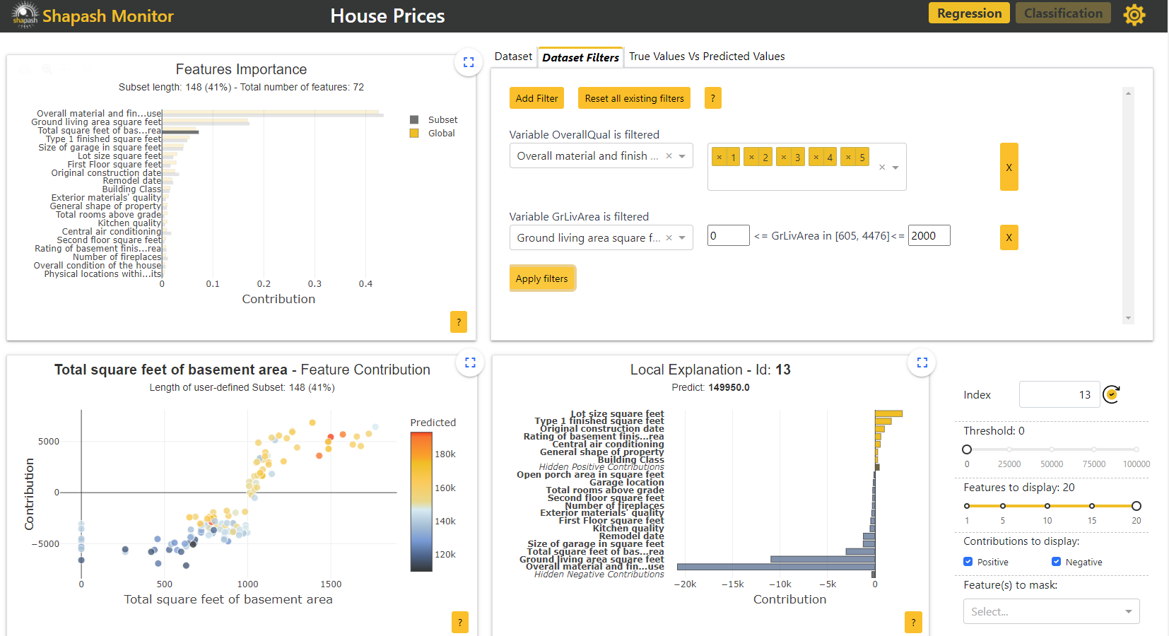 Add tab that contains dataset filters · Issue #384 · MAIF/shapash · GitHub