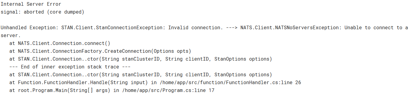 Error in K8s Nats streaming · Issue #1016 · nats-io/nats-streaming-server · GitHub